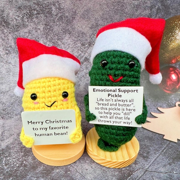 Crochet Emotional Support Pickle - Etsy