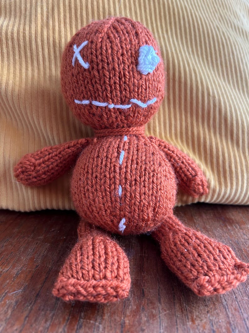 Handmade Knitted Voodoo Doll - Etsy UK