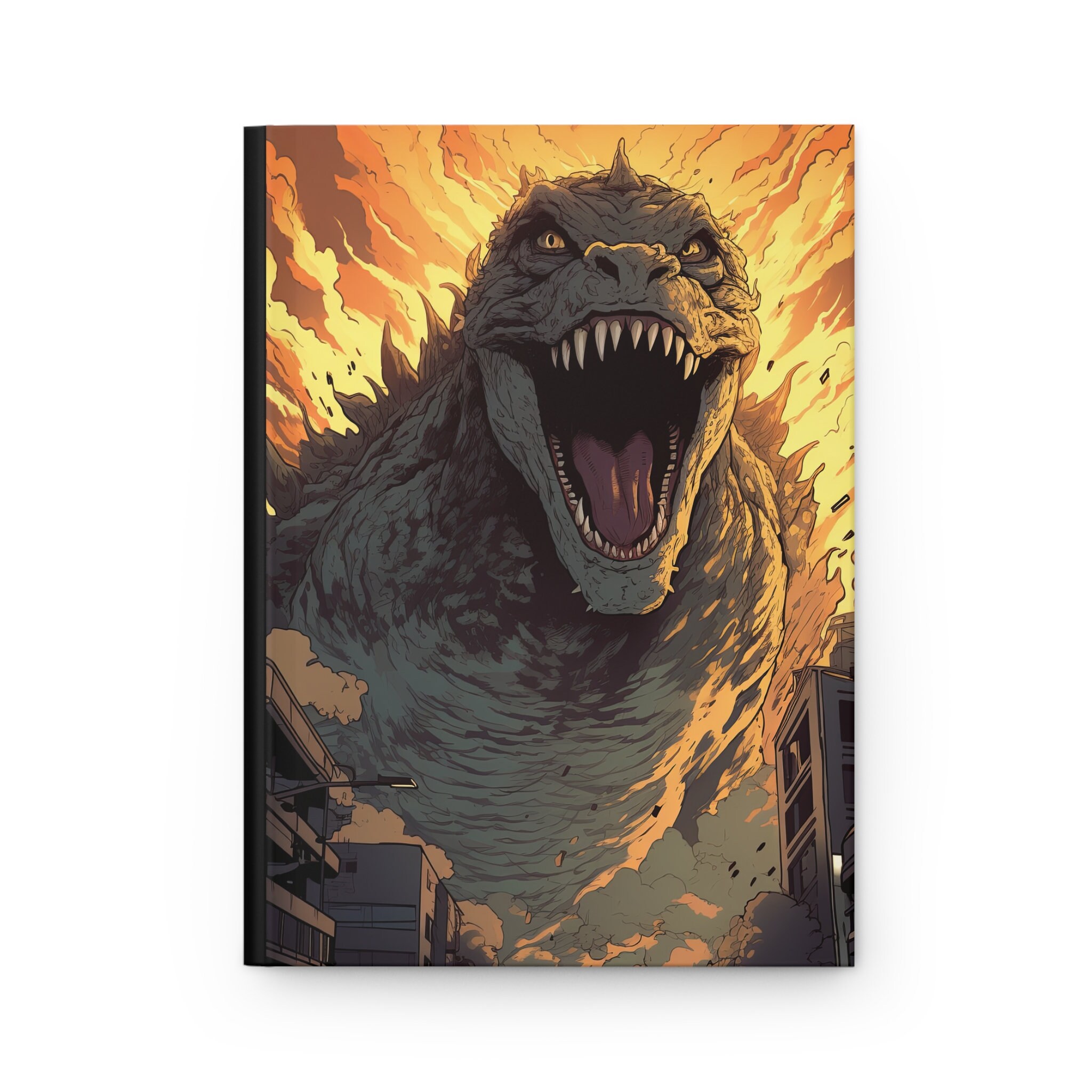 Monster Series Kaiju Godzilla Monster Roars Notebook Journal Hardcover ...