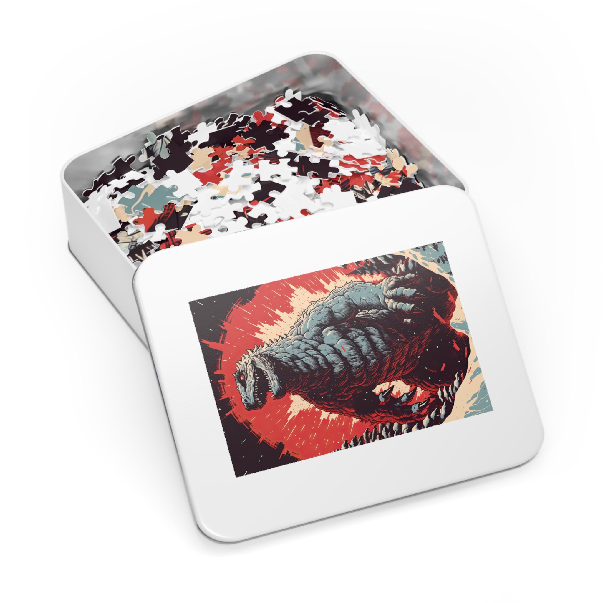 Monster Series Kaiju Godzilla in the Snow Jigsaw Puzzle 30 - Etsy