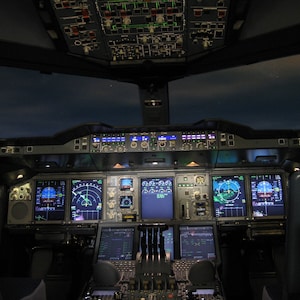 Digital Download Zoom and Teams Background Airplane Cockpits - Etsy