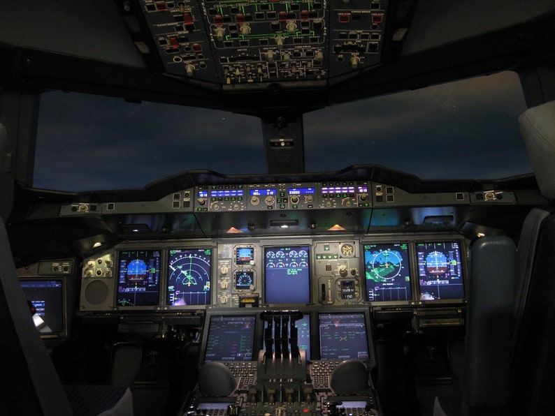 Digital Download Zoom and Teams Background Airplane Cockpits - Etsy