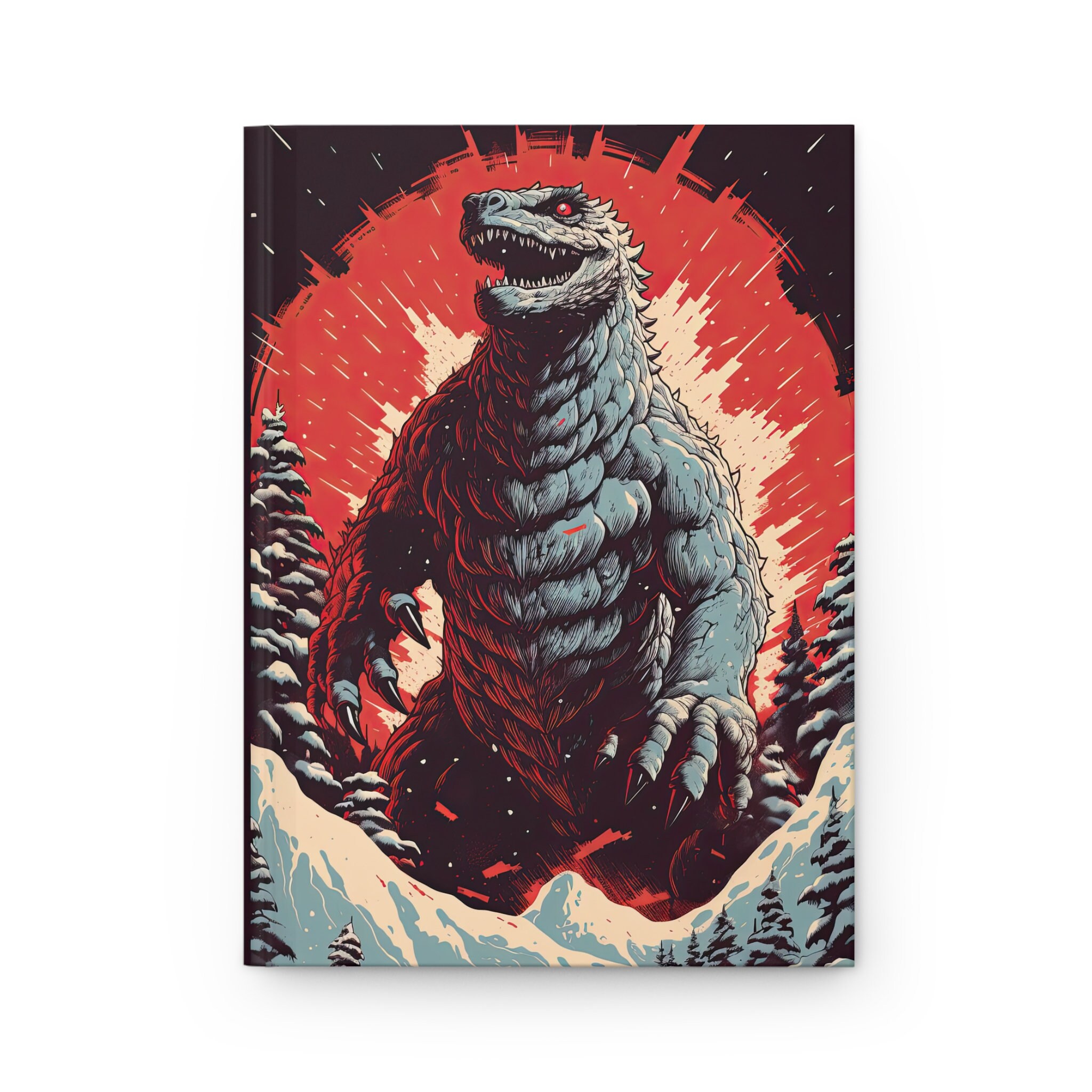 Monster Series Kaiju Godzilla Hardcover Journal Notebook Matte - Etsy