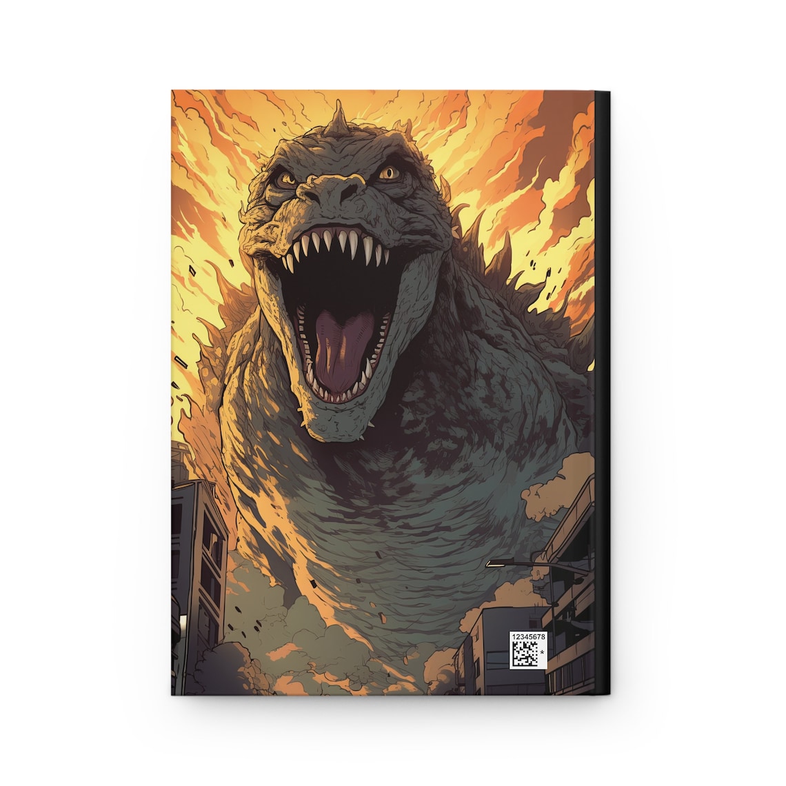 Monster Series Kaiju Godzilla Monster Roars Notebook Journal Hardcover ...