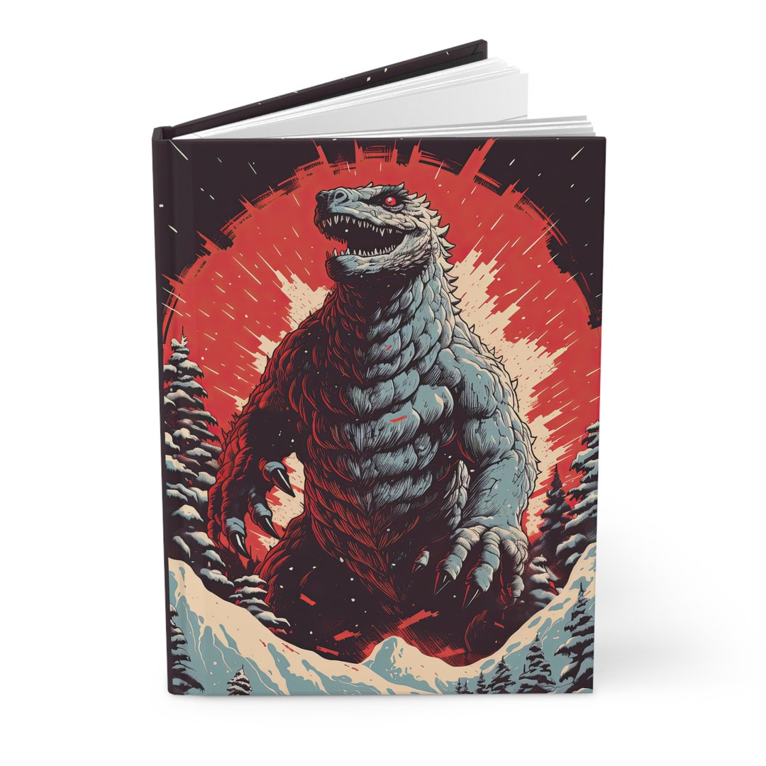 Monster Series Kaiju Godzilla Hardcover Journal Notebook Matte - Etsy