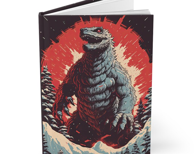 Monster Series Kaiju Godzilla Hardcover Journal Notebook Matte - Etsy