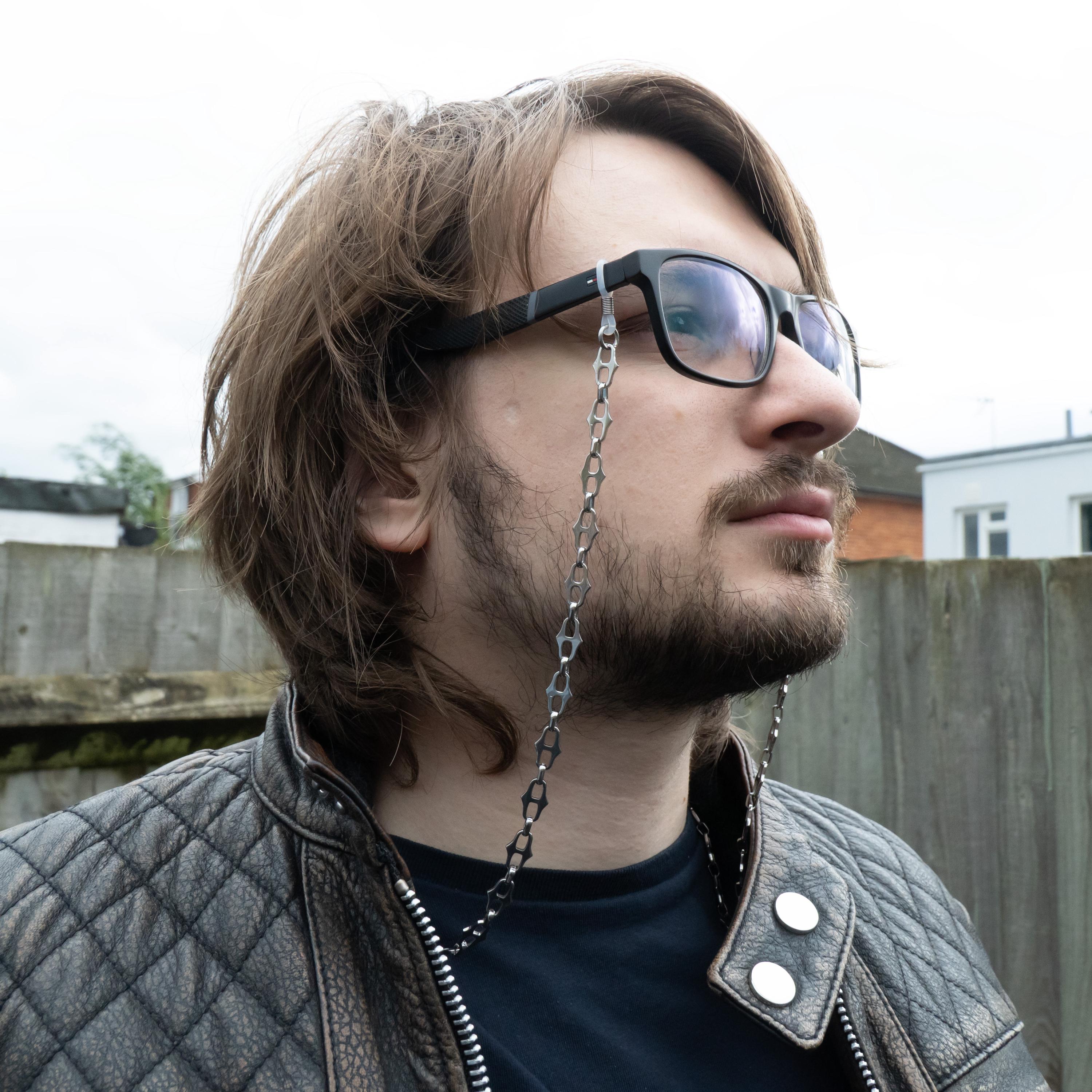 Whiplash - Simple Stainless Steel Shackle Chain Glasses Chain - Etsy