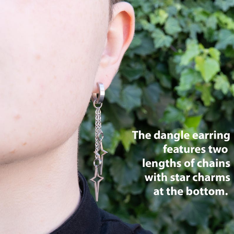 Starring Role - Stainless Steel Whimsical Multi-pierce Bajoran Earring ...