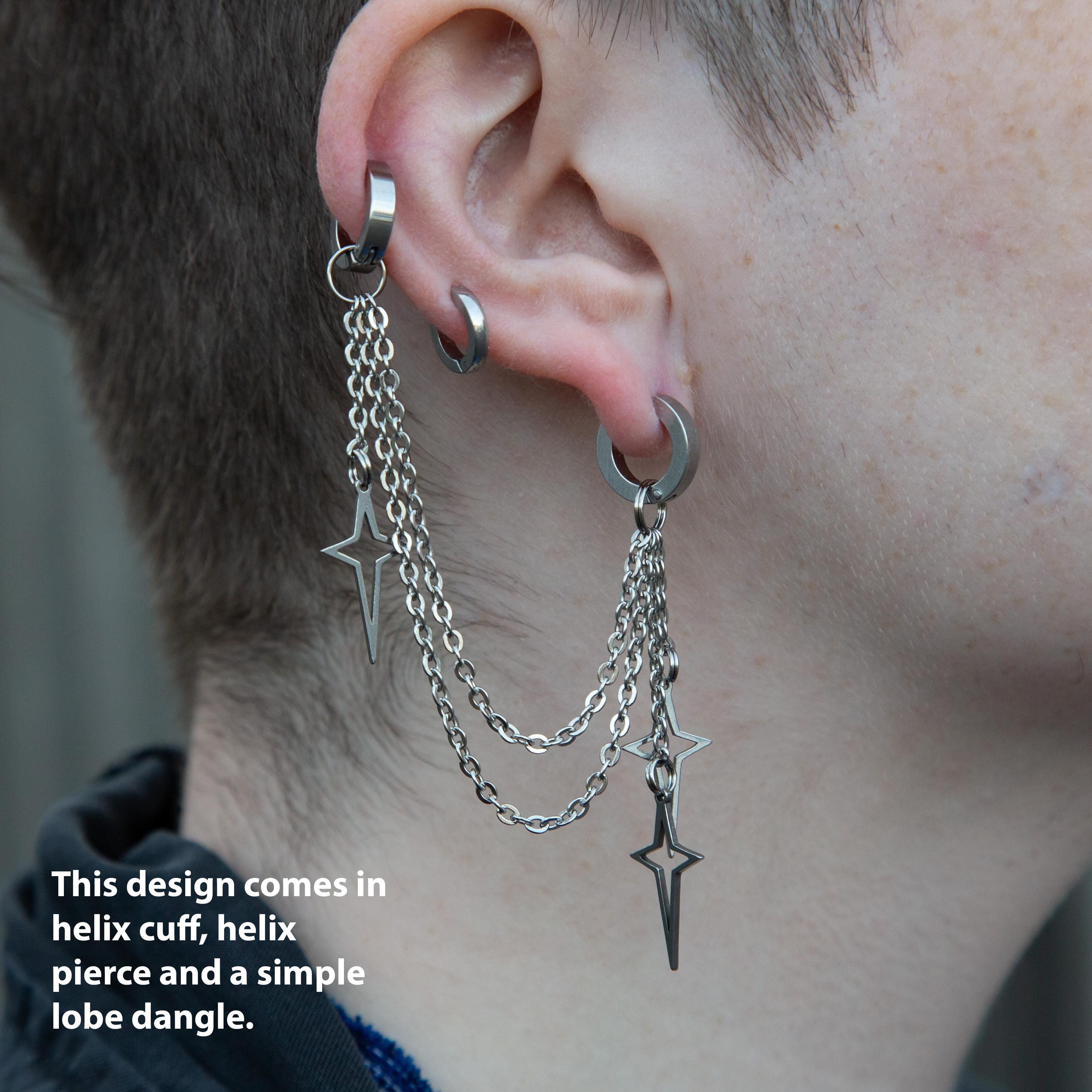 Starring Role - Stainless Steel Whimsical Multi-pierce Bajoran Earring ...