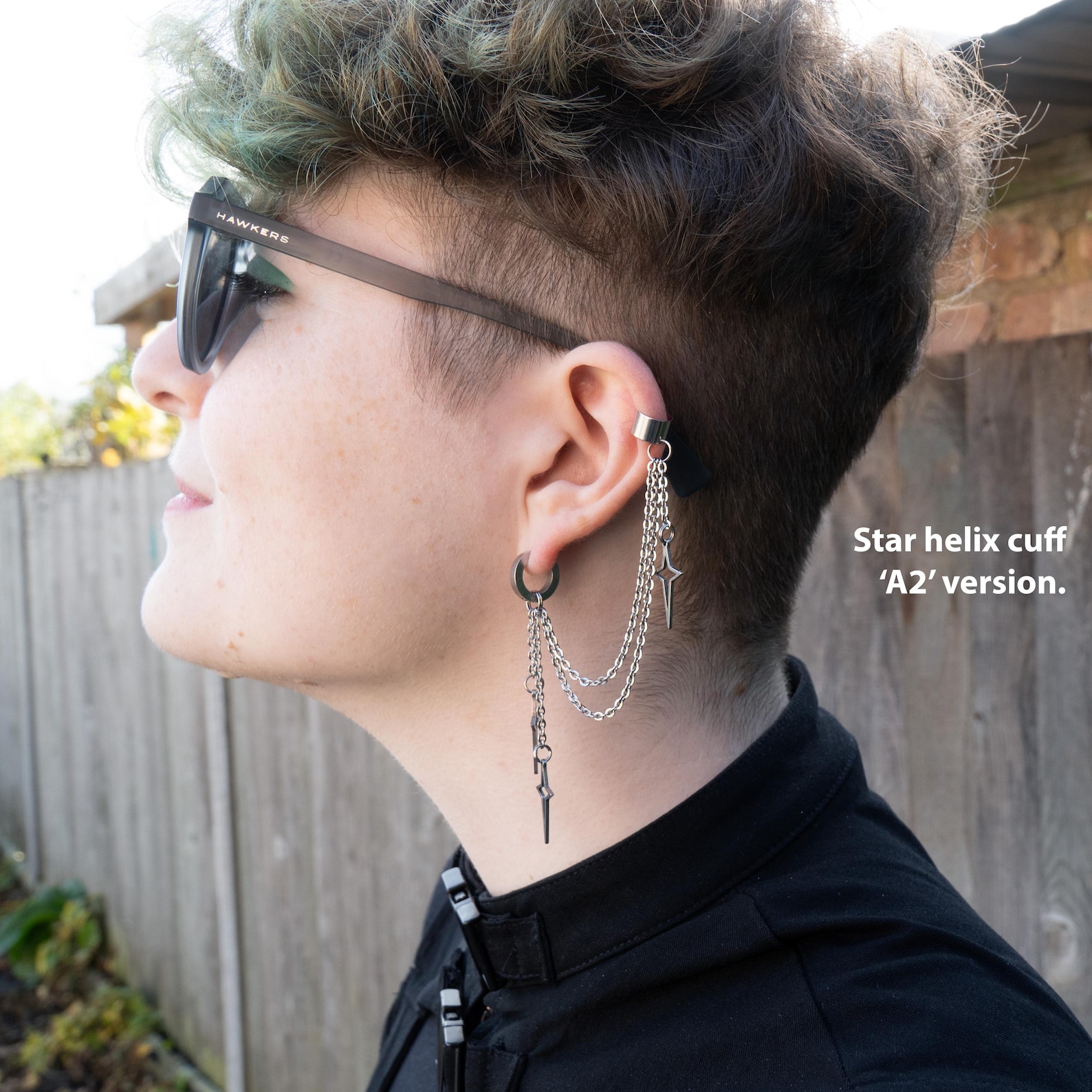 Starring Role - Stainless Steel Whimsical Multi-pierce Bajoran Earring ...
