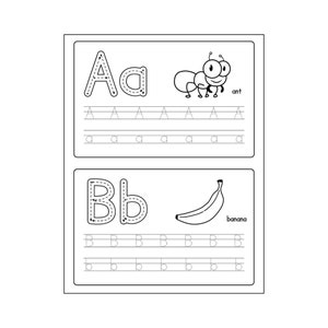 ABC Tracing Cards - Worksheets Preschool- Kindergarten Handwriting ...