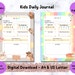Kids Activity Drawing Page, Kids Daily Journal Printable, Journal for ...