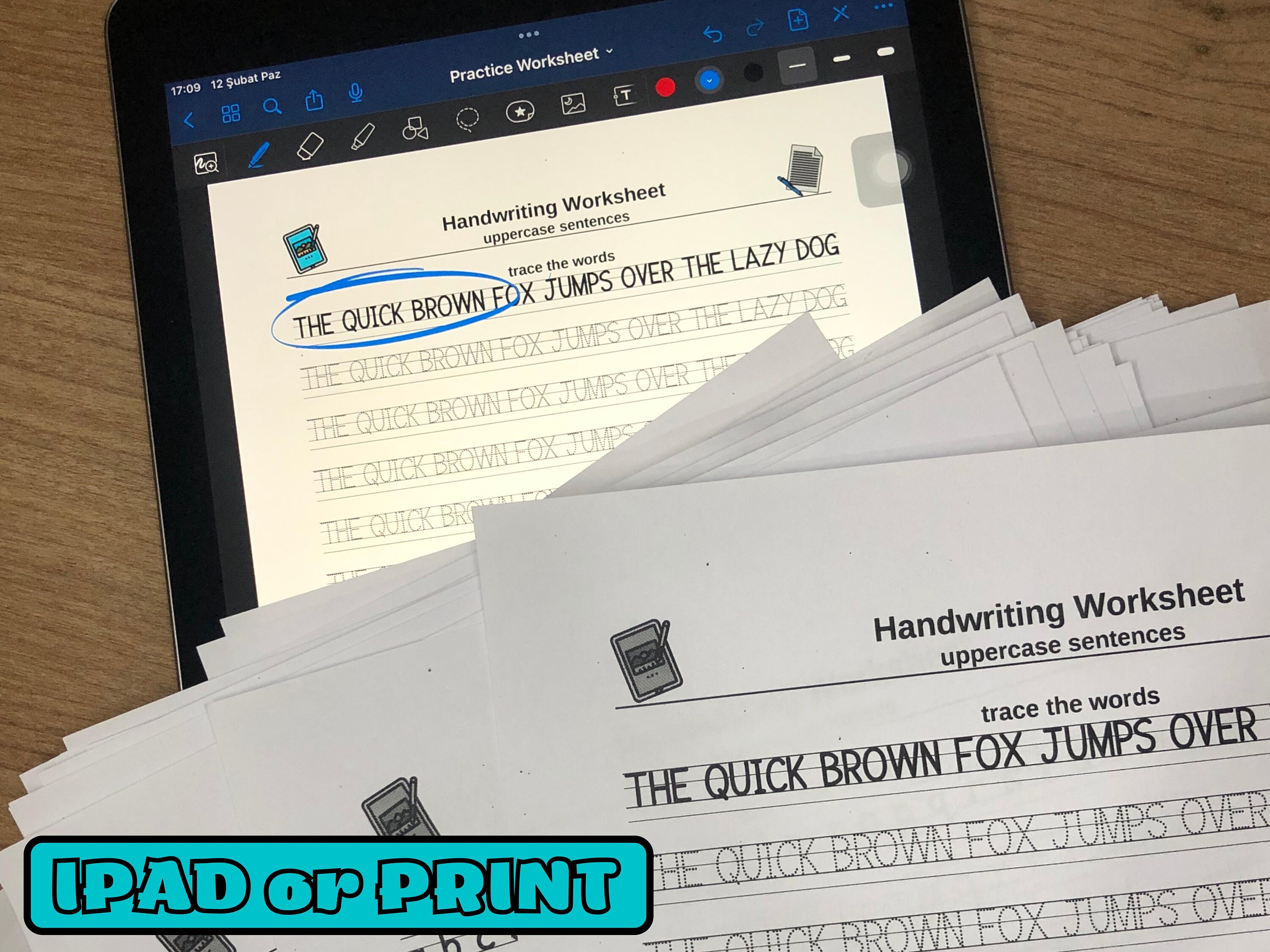 Handwriting Worksheet Bundle, Alphabet Writing Practice, Alphabet A-Z ...