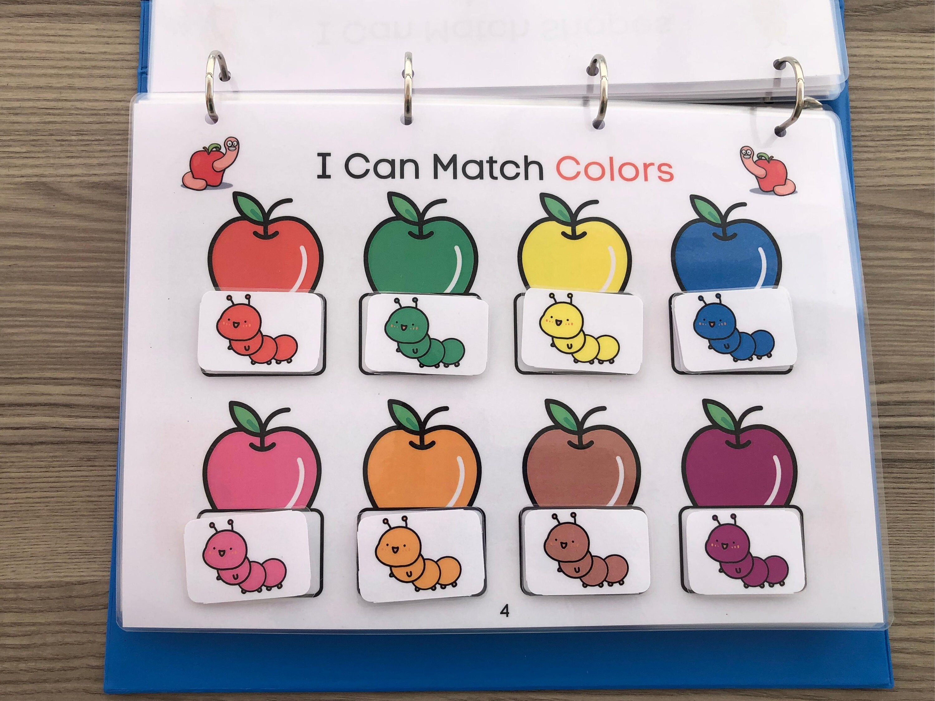 Preschool Toddler Early Learning Binder, Personalized Learning Binder ...