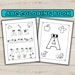 ABC Alphabet Coloring Page Worksheets, Homeschool Coloring Book ...