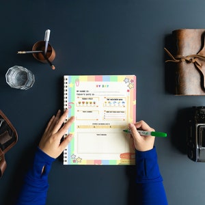 Kids Activity Drawing Page, Kids Daily Journal Printable, Journal for ...