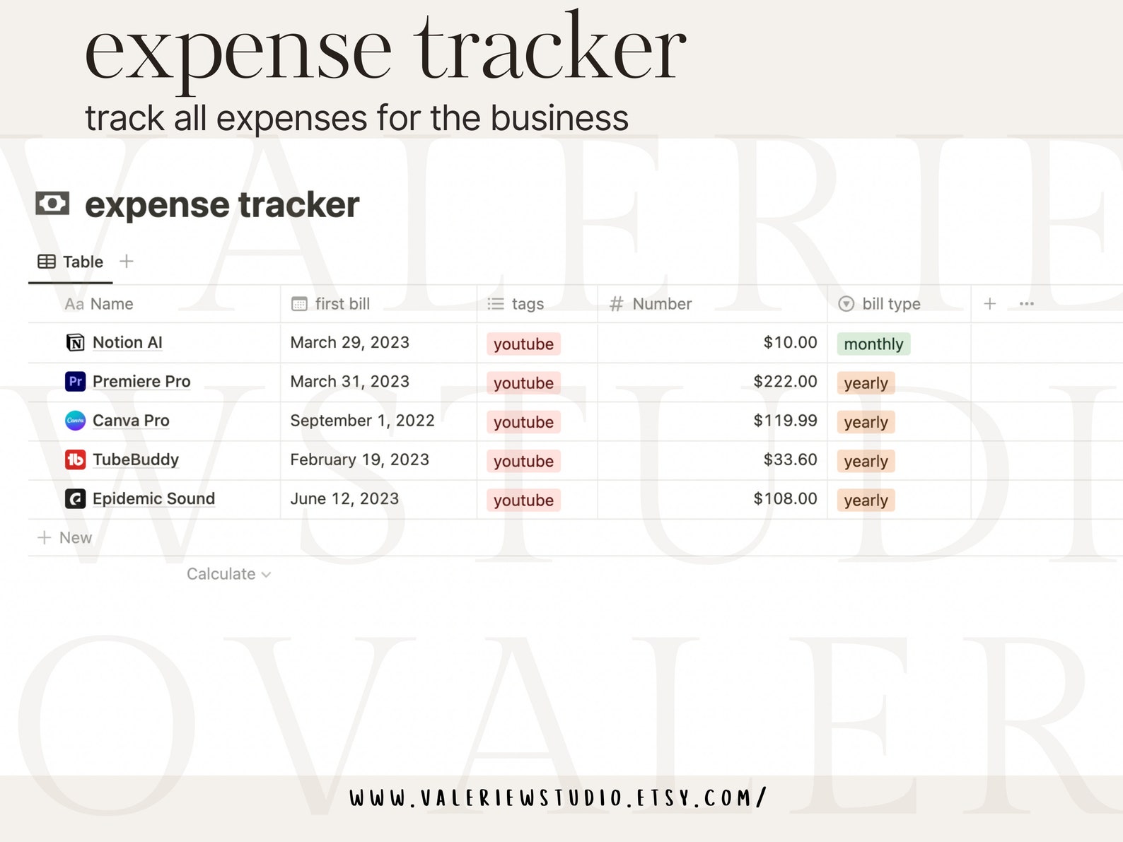 Youtube Notion Templat Content Planner Notion Template for Youtuber ...