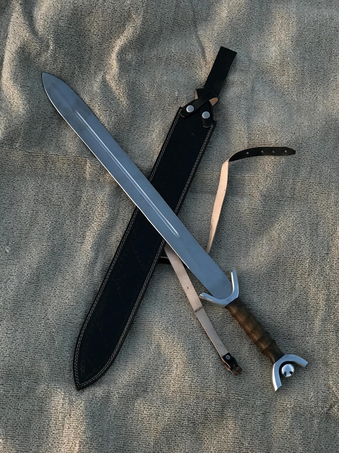 Legacy Arms Celtic Anthropomorphic Sword, Sword With Leather Sheath ...