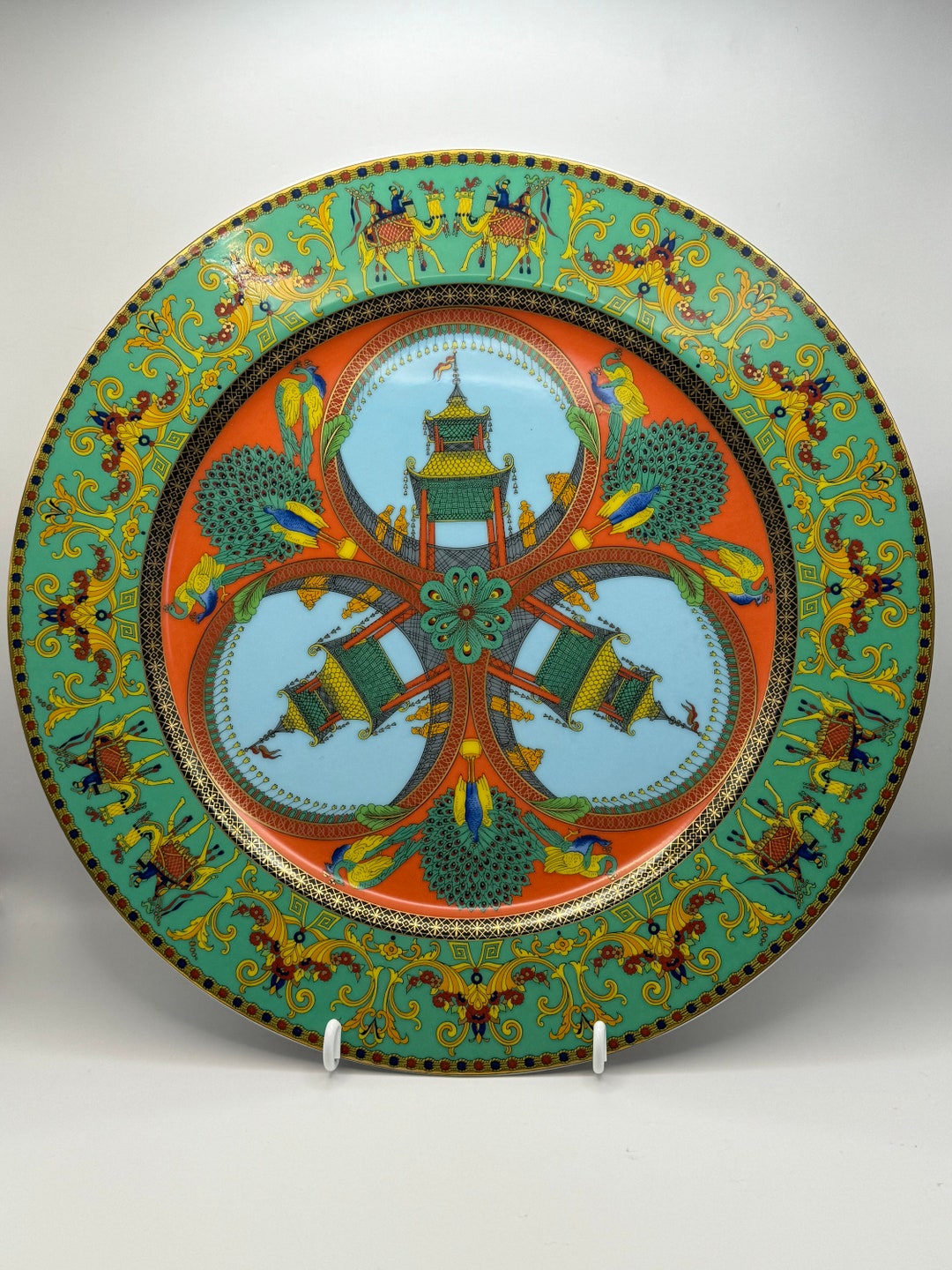 Rosenthal Le Voyage De Marco Polo Porcelain Charger Plate. Versace ...