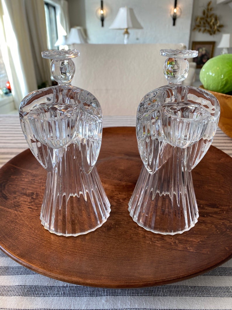 AVON Glass Vintage 24% Lead Crystal Praying Angel - Etsy