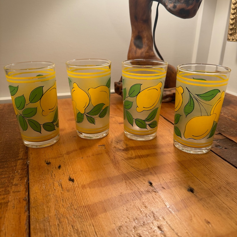 Lemonade Glasses - Etsy