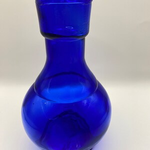 Mitsuba Cobalt Blue Glass Insert. Vintage Glass. - Etsy