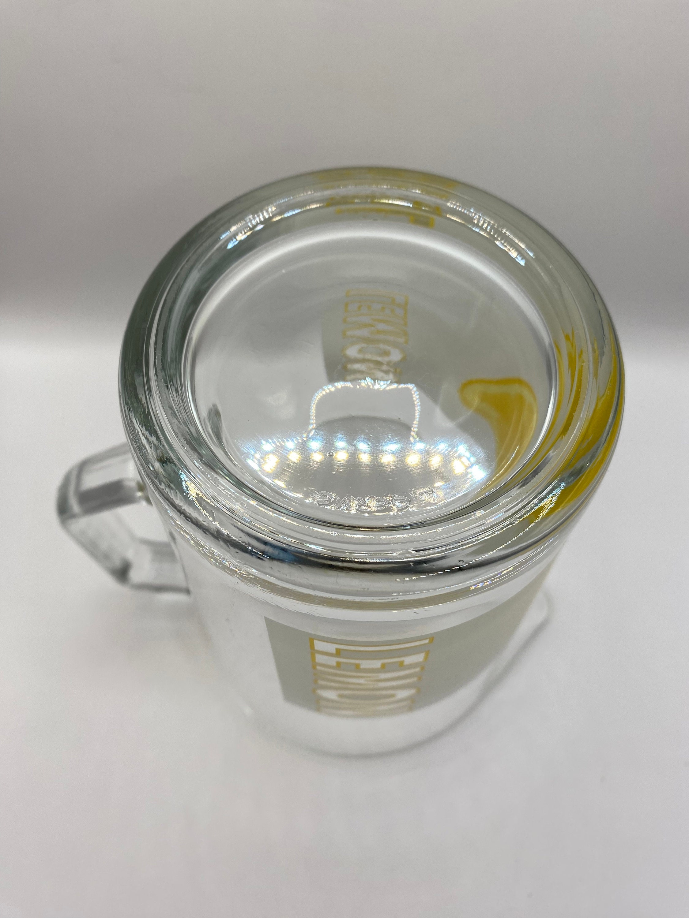 Cervé Italian Glass Frosted Glass Lemonade Pitcher With 4 Matching ...