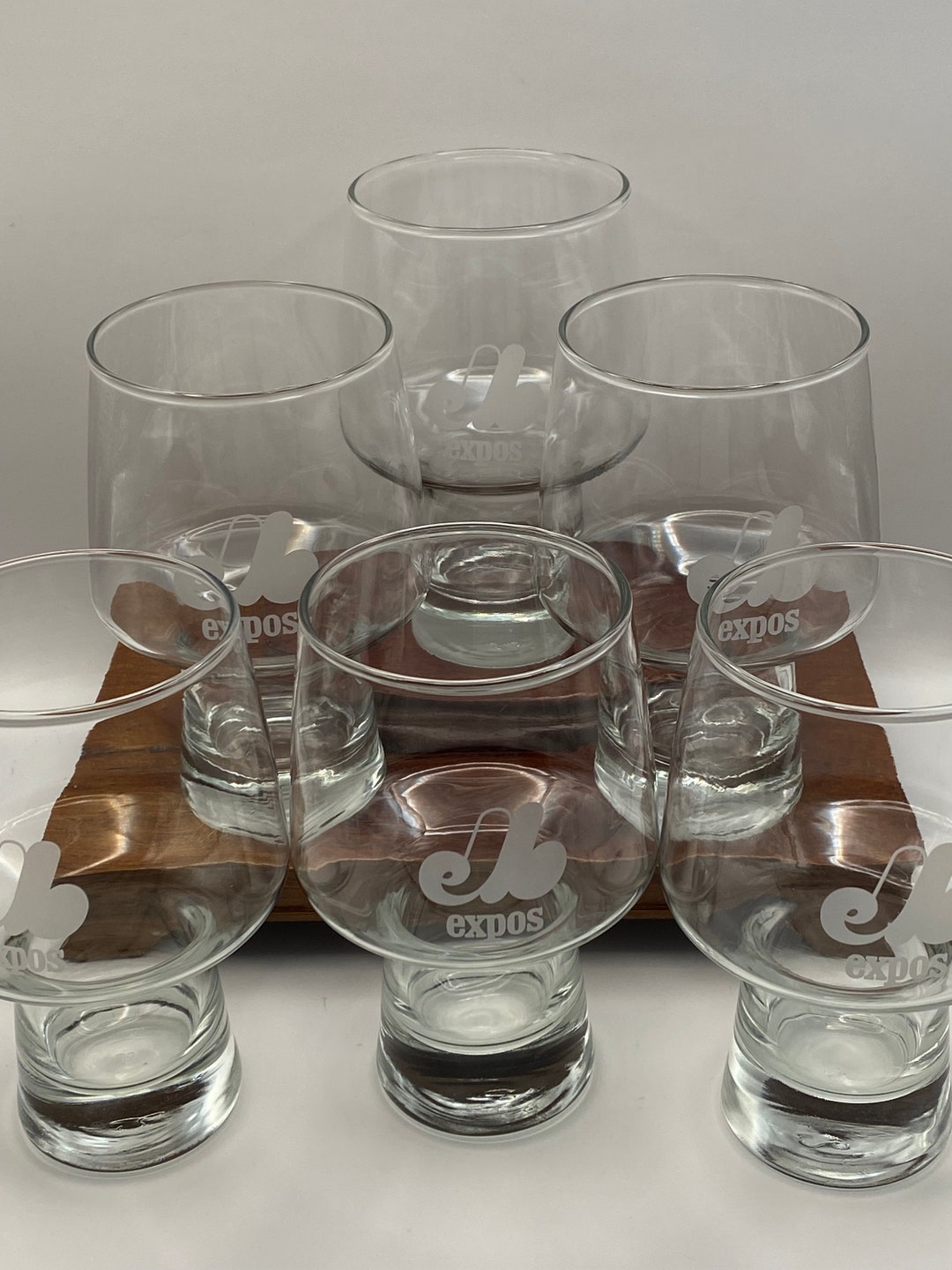 Libby Vintage Montreal Expos Baseball Team Beer Glasses. Set of 3 ...
