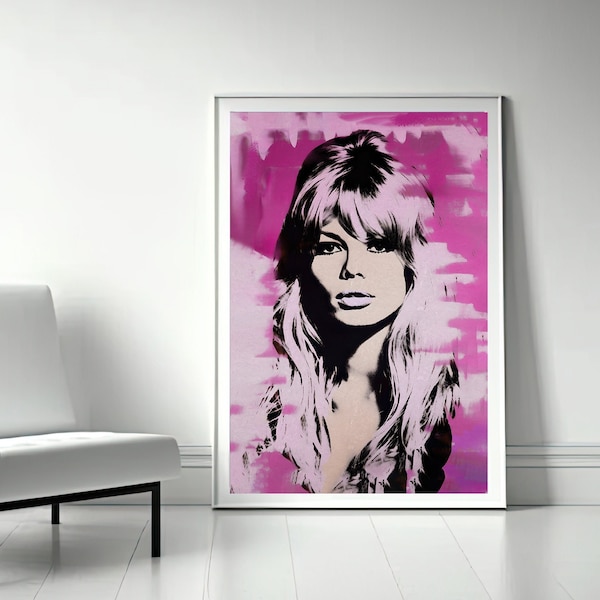 Brigitte Bardot Pop Art - Etsy