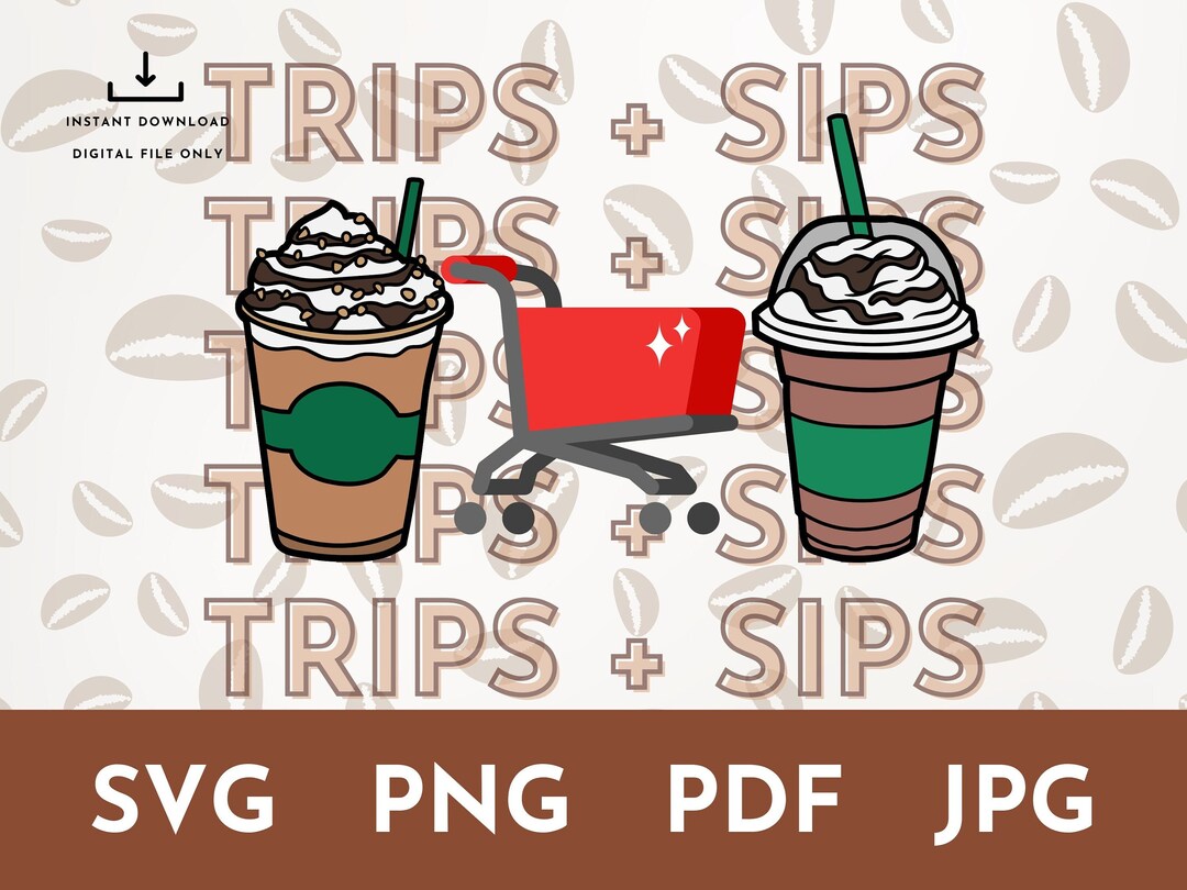 Sip and Trips SVG Sip and Trip SVG Sips and Trips SVG - Etsy