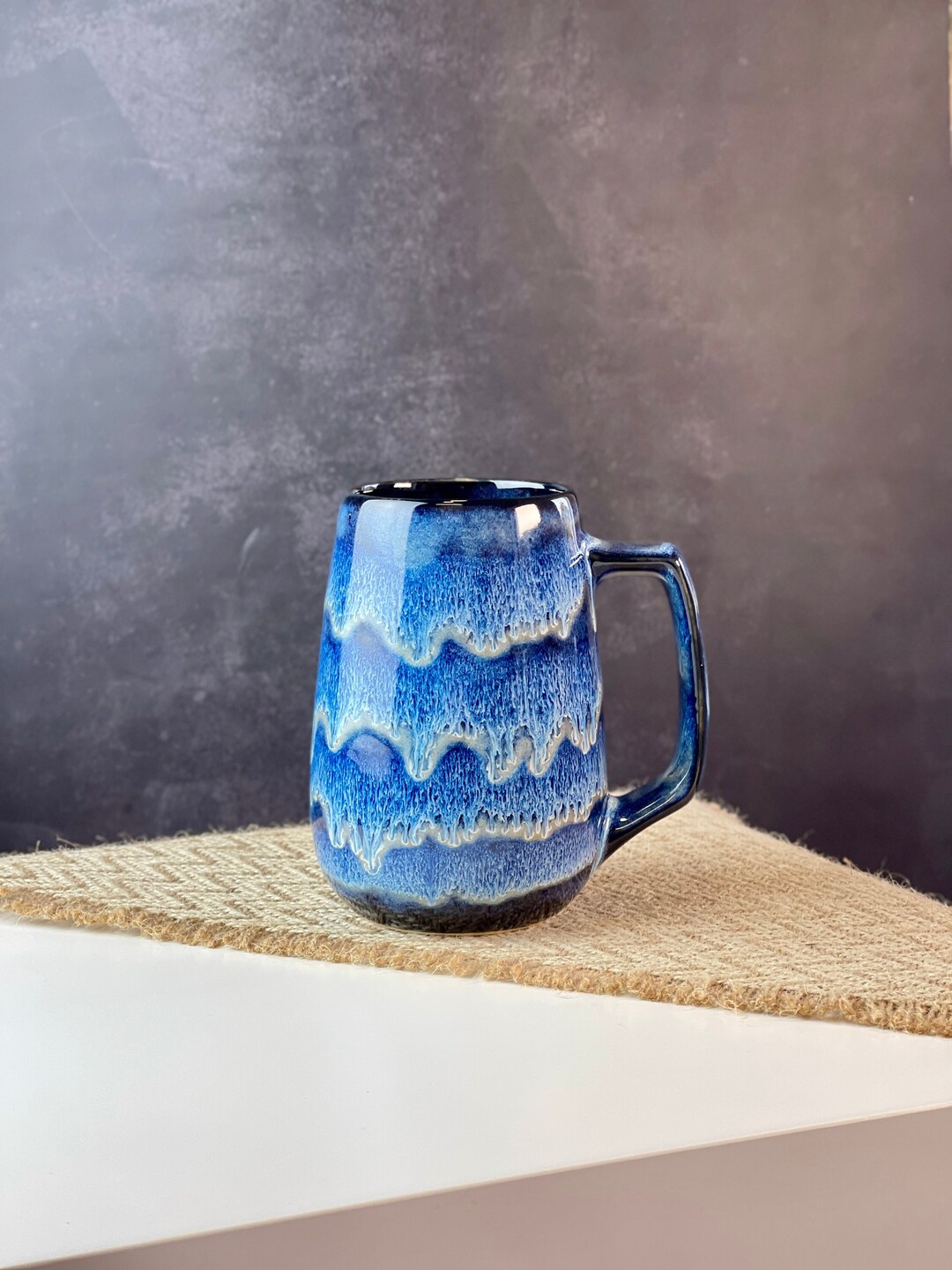 Large Mug/650 Ml/21,97 Oz/large Ceramic Mug/large Coffee Mug Handmade ...