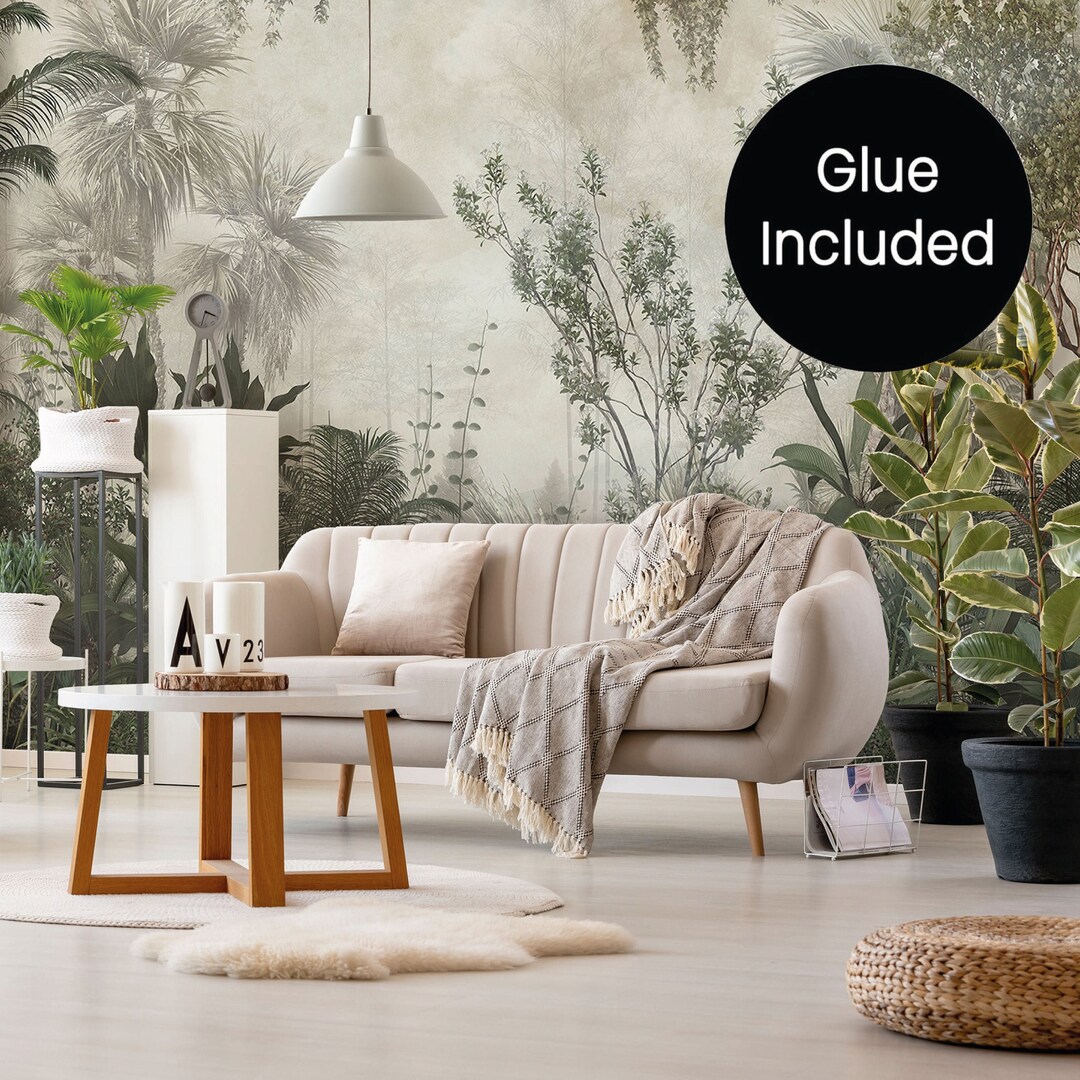 Photo Wallpaper Jungle Nature Landscape / BOHO Design / Scandinavian ...