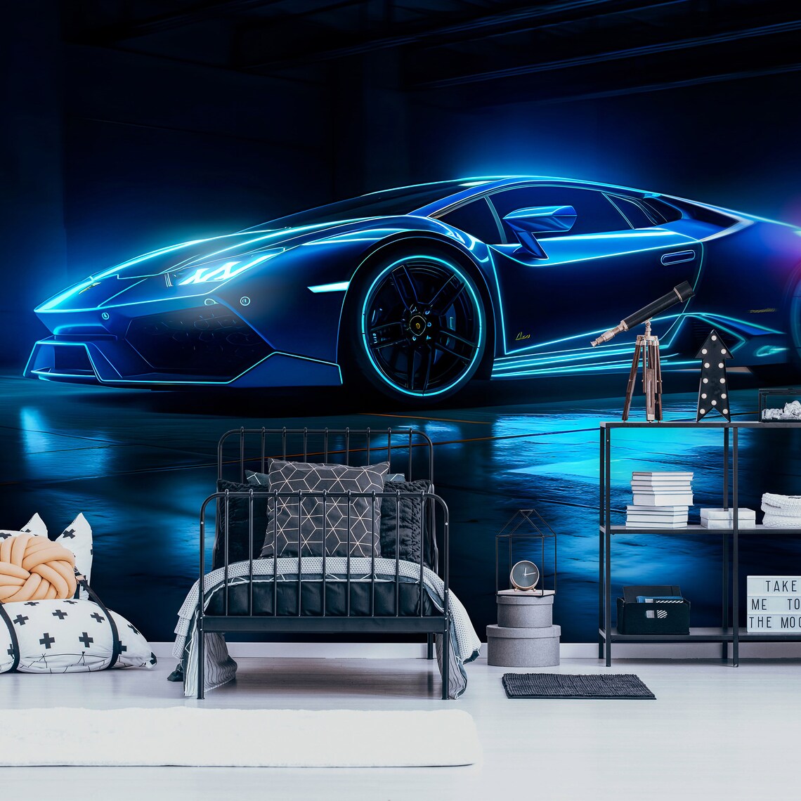 Lamborghini Car Photo Wallpaper for Boys, Teens and Adults / Ideal for ...