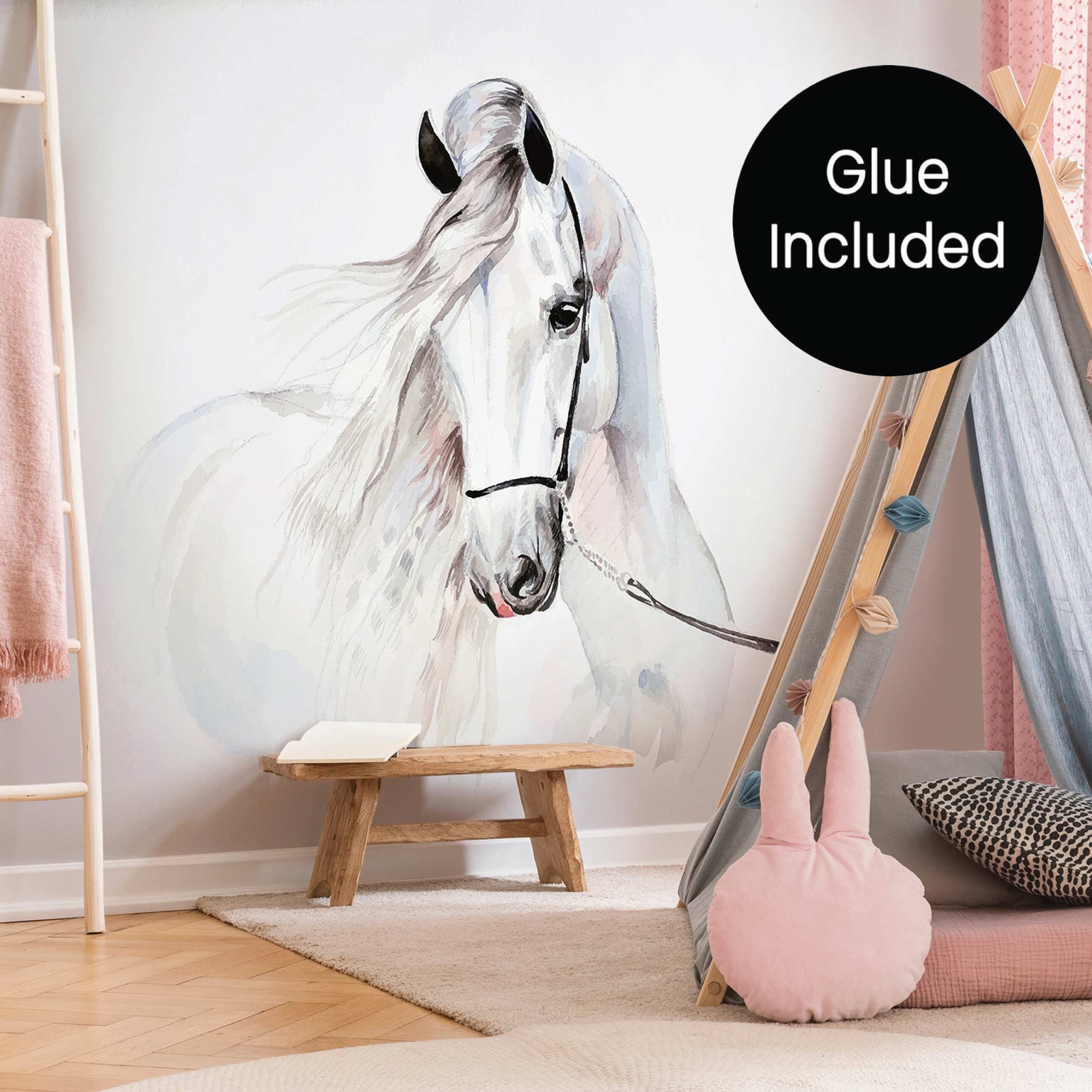 Horse Animal Photo Wallpaper for Girls / Ideal for Girls Rooms or ...