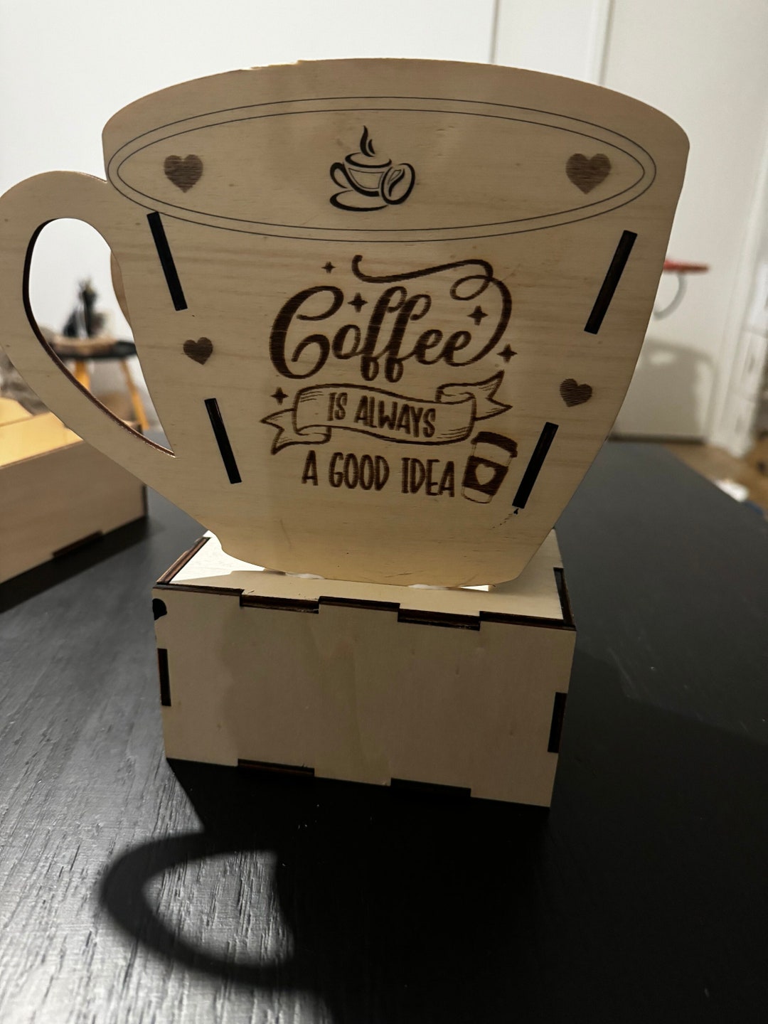 Lightburn Project Coffee Cup Pod Holder in MDF Wood 3/4 Mm - Etsy