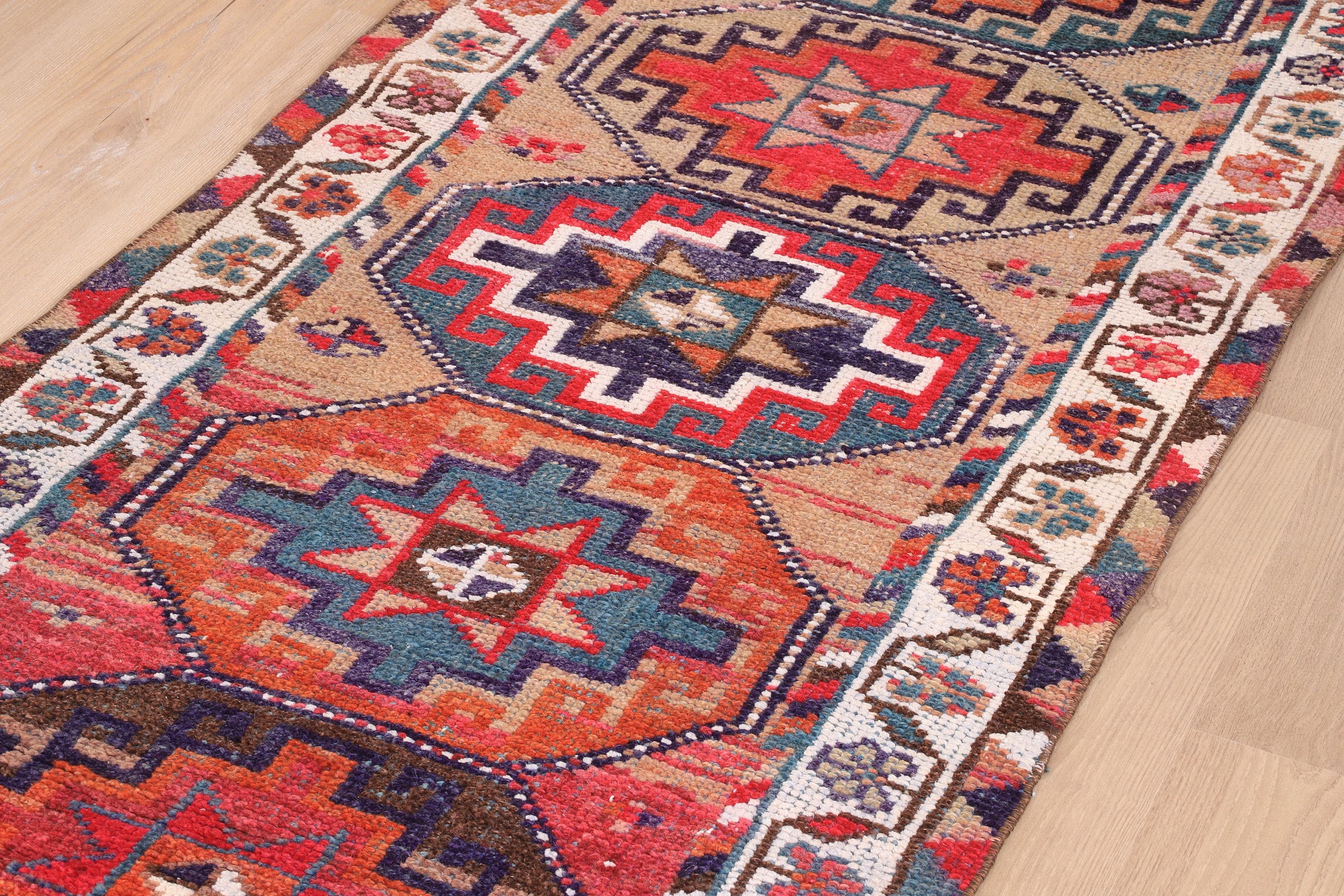 3x11 Vintage Runner Rug Red Turkish Anatolian Rug 3x11 - Etsy