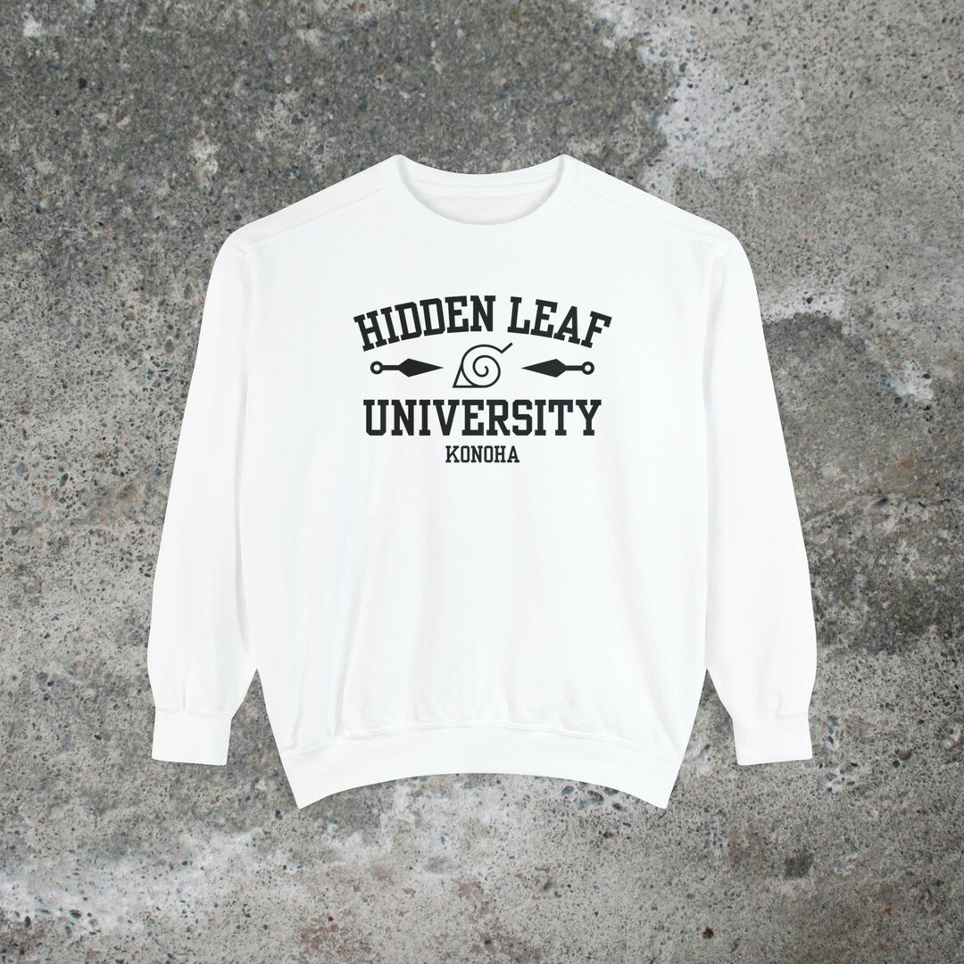 Hidden Leaf University Heavy Sweatshirt Unisex - Etsy