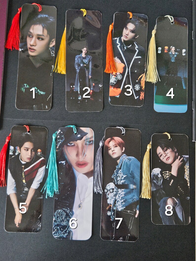 Stray Kids Bookmarks From Official Album ROCKSTAR - Etsy
