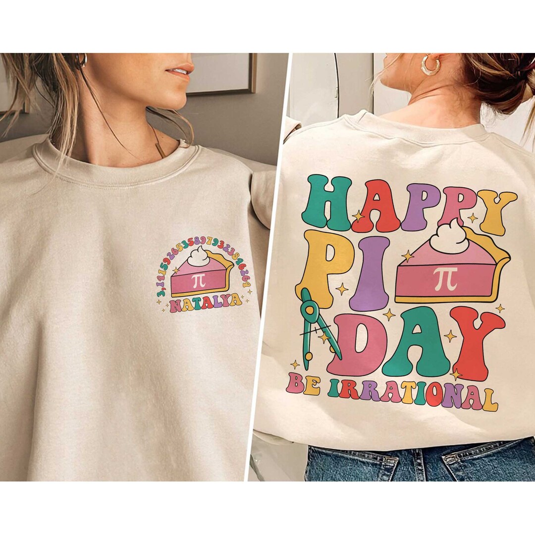 Happy Pi Day Shirt, Custom Teacher Shirt, Funny Math Shirt, Math Lover ...
