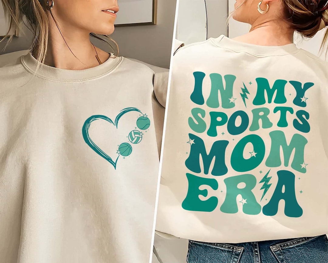 Sports Mom Tee, Game Day Shirt, in My Sports Mom Era Tshirt, Soccer ...