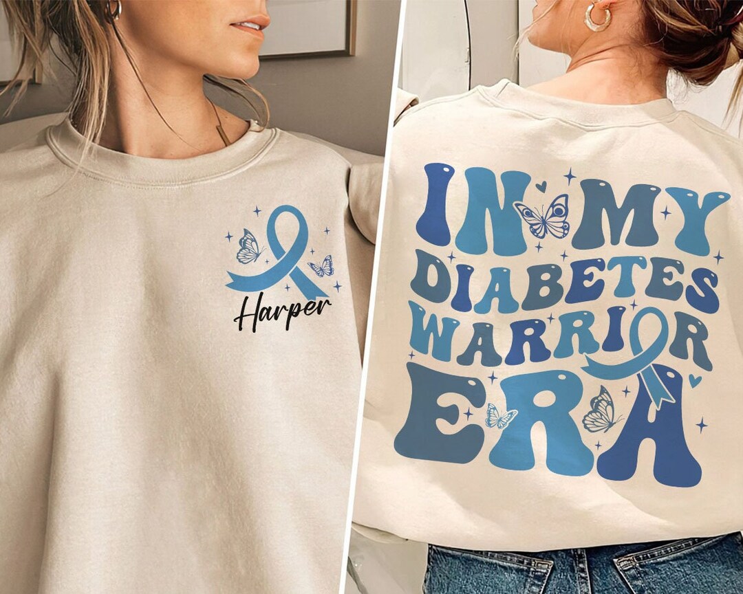 Diabetes Awareness Shirt, in Diabetic Warrior Era Shirt, Blue Grey ...
