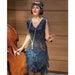 Flapper Peacock 1920s Inspired Great Gatsby Art Deco Cocktail Swing ...