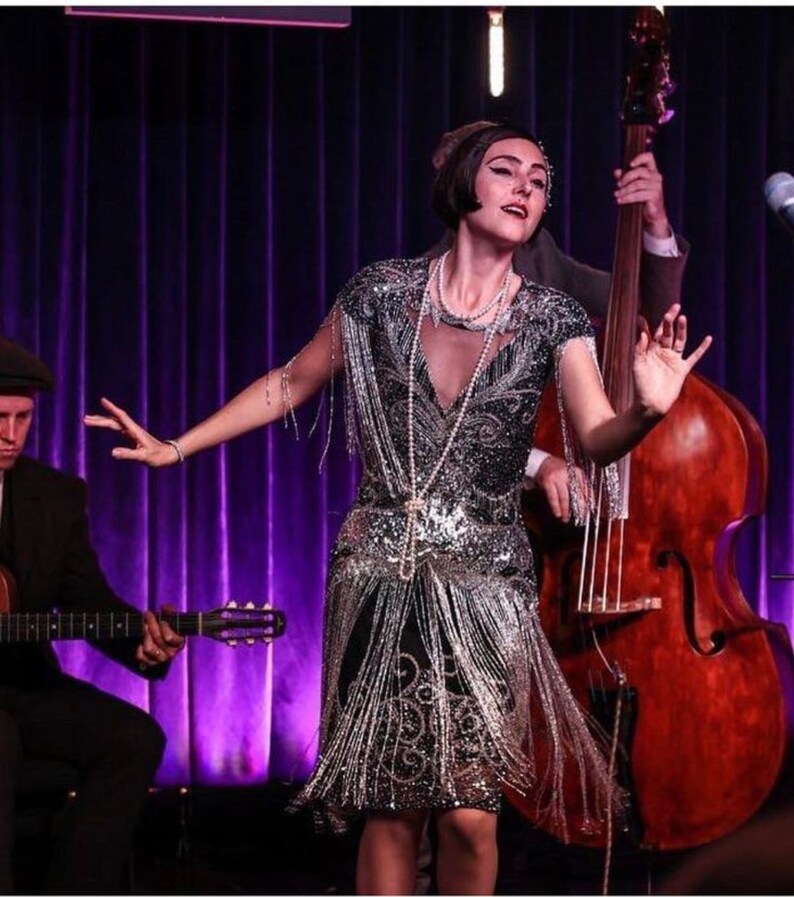 Plus Size Sybil Black 1920s Vintage Inspired Great Gatsby Art Deco ...