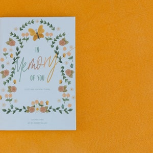 Baby Loss Journal, in Memory of You: Guided Baby Memorial Journal, Baby ...