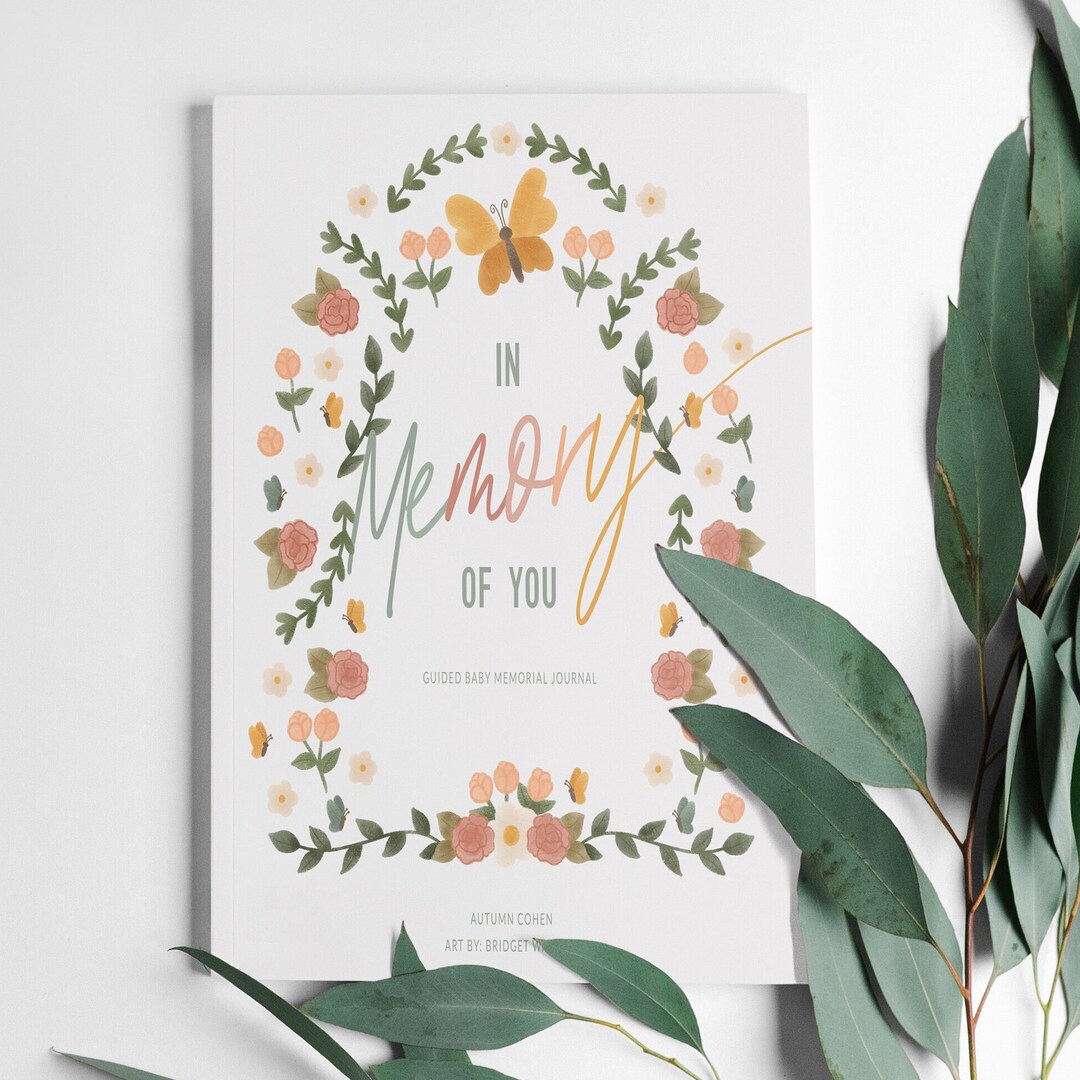 Softcover in Memory of You: Guided Baby Memorial Journal for - Etsy