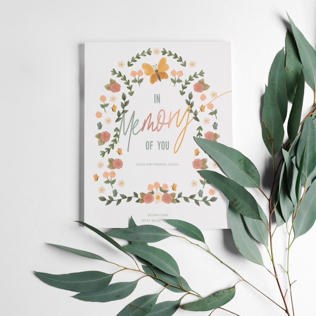 Softcover in Memory of You: Guided Baby Memorial Journal for - Etsy