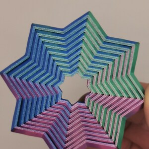Star Fidget Toy - 3D Printed - Stress Relief - Sensory Toy - Etsy
