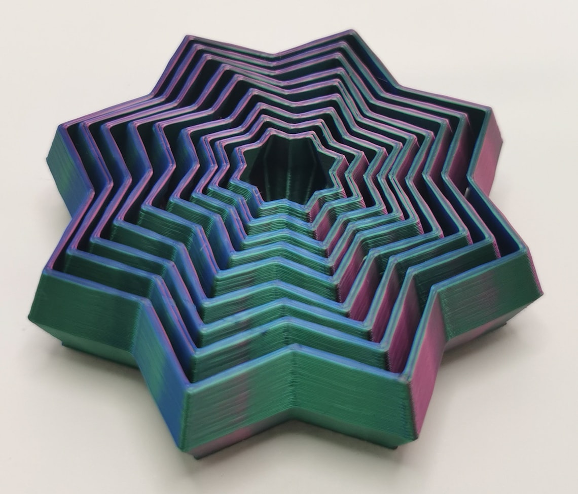 Star Fidget Toy - 3D Printed - Stress Relief - Sensory Toy - Etsy