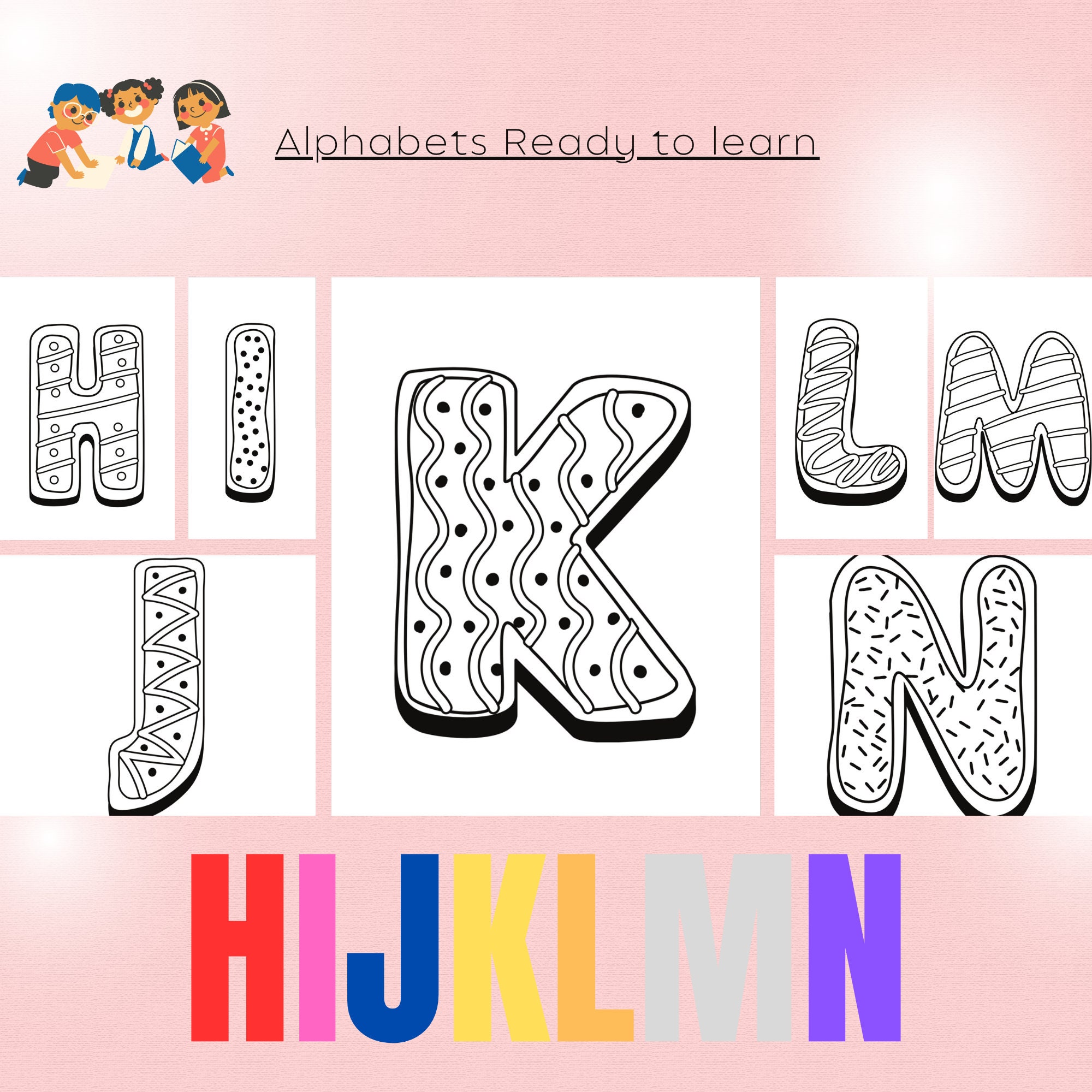 Alphabet Coloring Pages Alphabet Print Alphabet for Kids Alphabet Kids ...