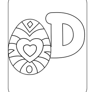 26 Pages Alphabet Coloring Book Printable for Kids, Alphabet Coloring ...